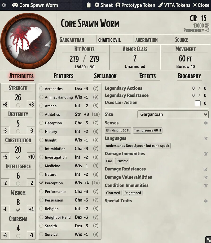5E AC from imports is defaulting to 10 + dex adjustment - Help - The Forge