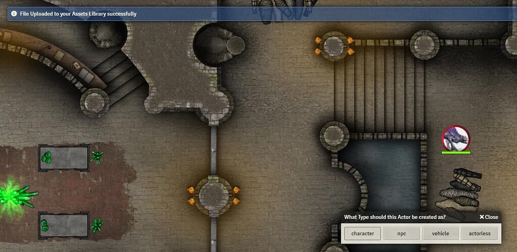 Monsters Not Entering Scene Correctly - Help - The Forge