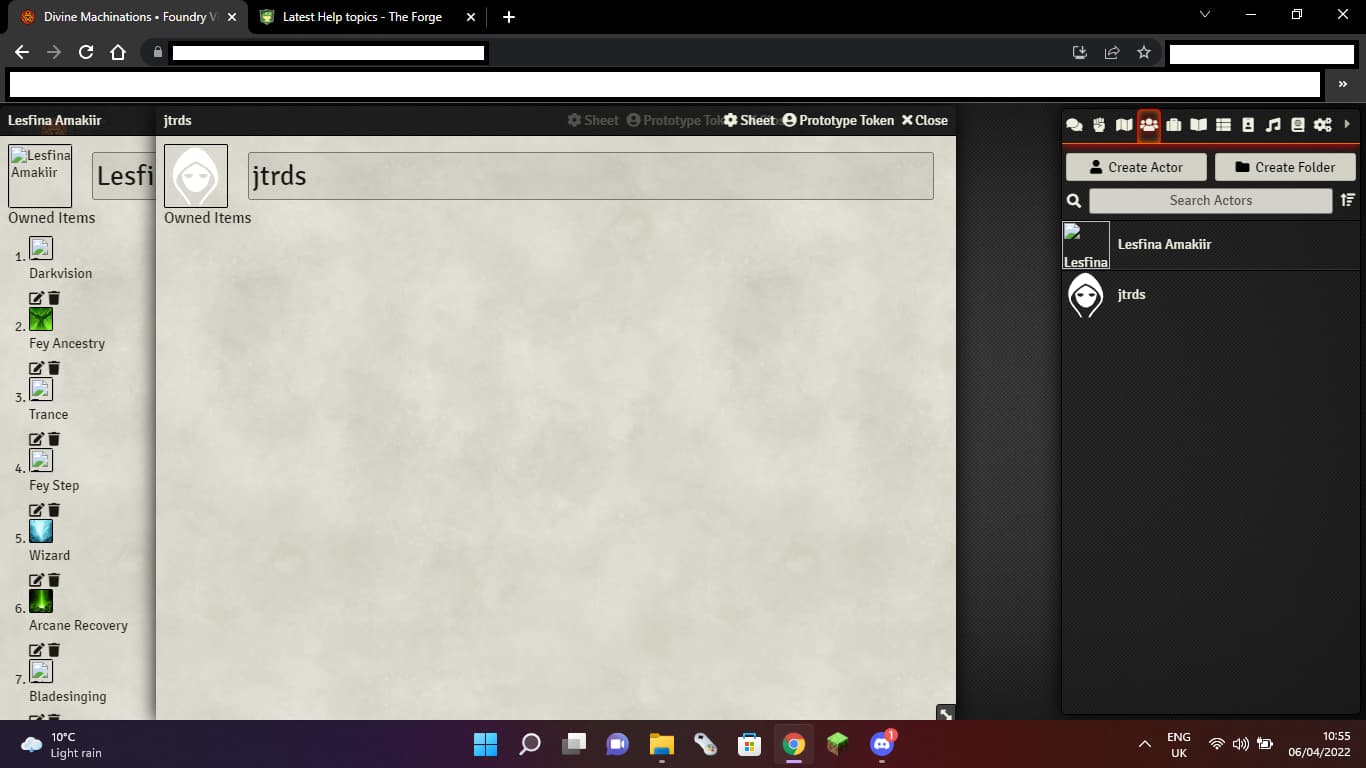 Character Sheets Not Working Help The Forge